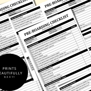 New Hire Pre-boarding Checklist: HR Onboarding Template (digital ...