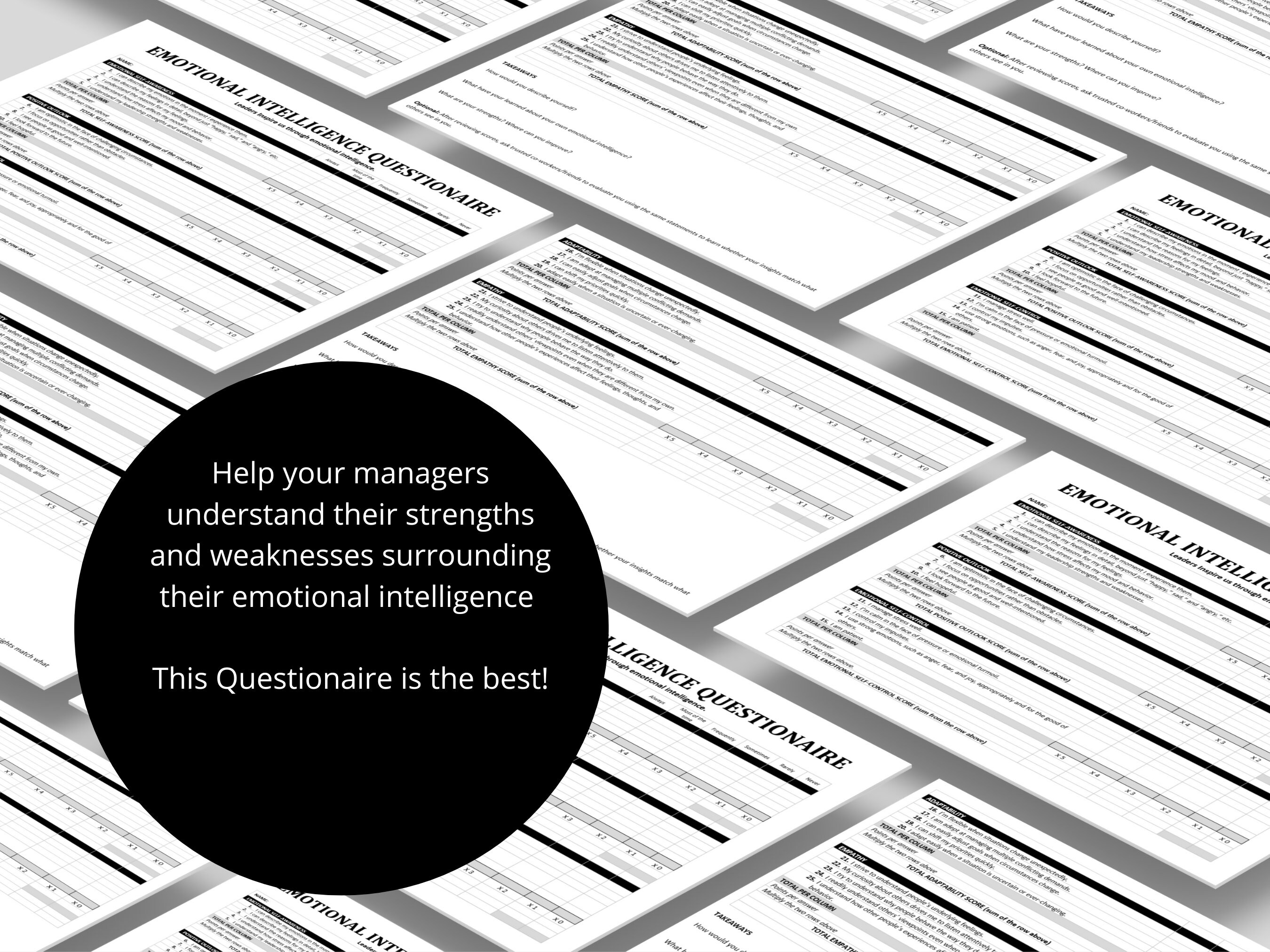 Manager Training Activity HR Questionnaire Emotional Intelligence ... Manager Training Activity HR Questionnaire Emotional Intelligence ...