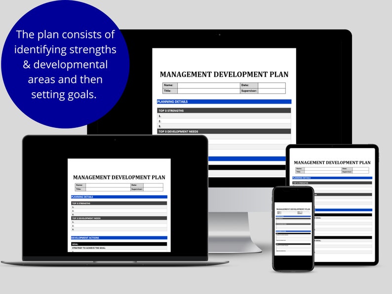 3-step Management Preparation Plan: Goals & Training Guide - Etsy
