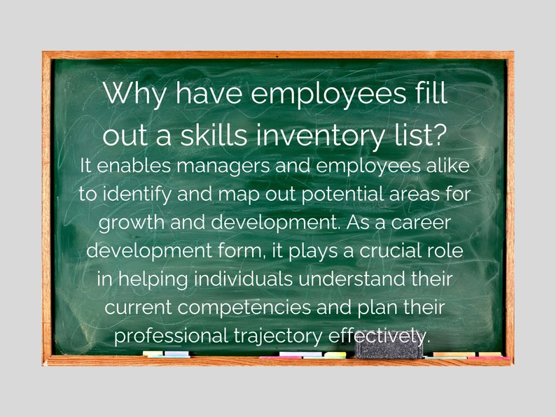 Employee Skills List: Editable Word Document, HR Template, Human ...