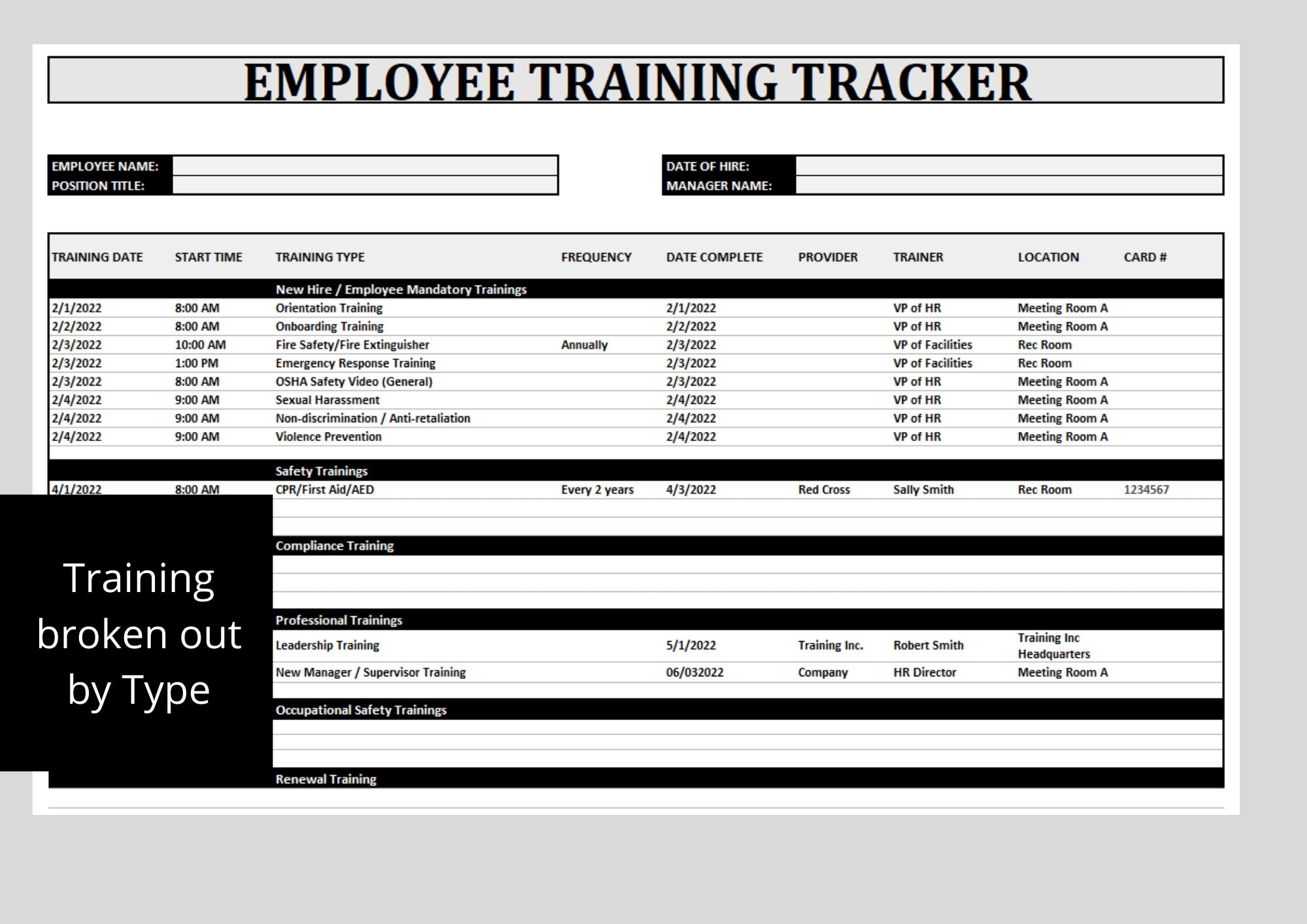 Employee Training Templates New Employee Training Training - Etsy