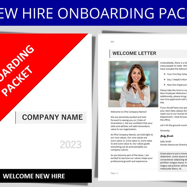 Welcome Letter With Schedule - Etsy