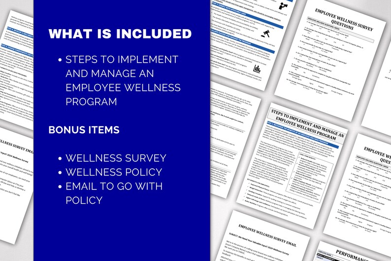 Employee Wellness Program Implementation/management Guide Workplace Activities Corporate ...