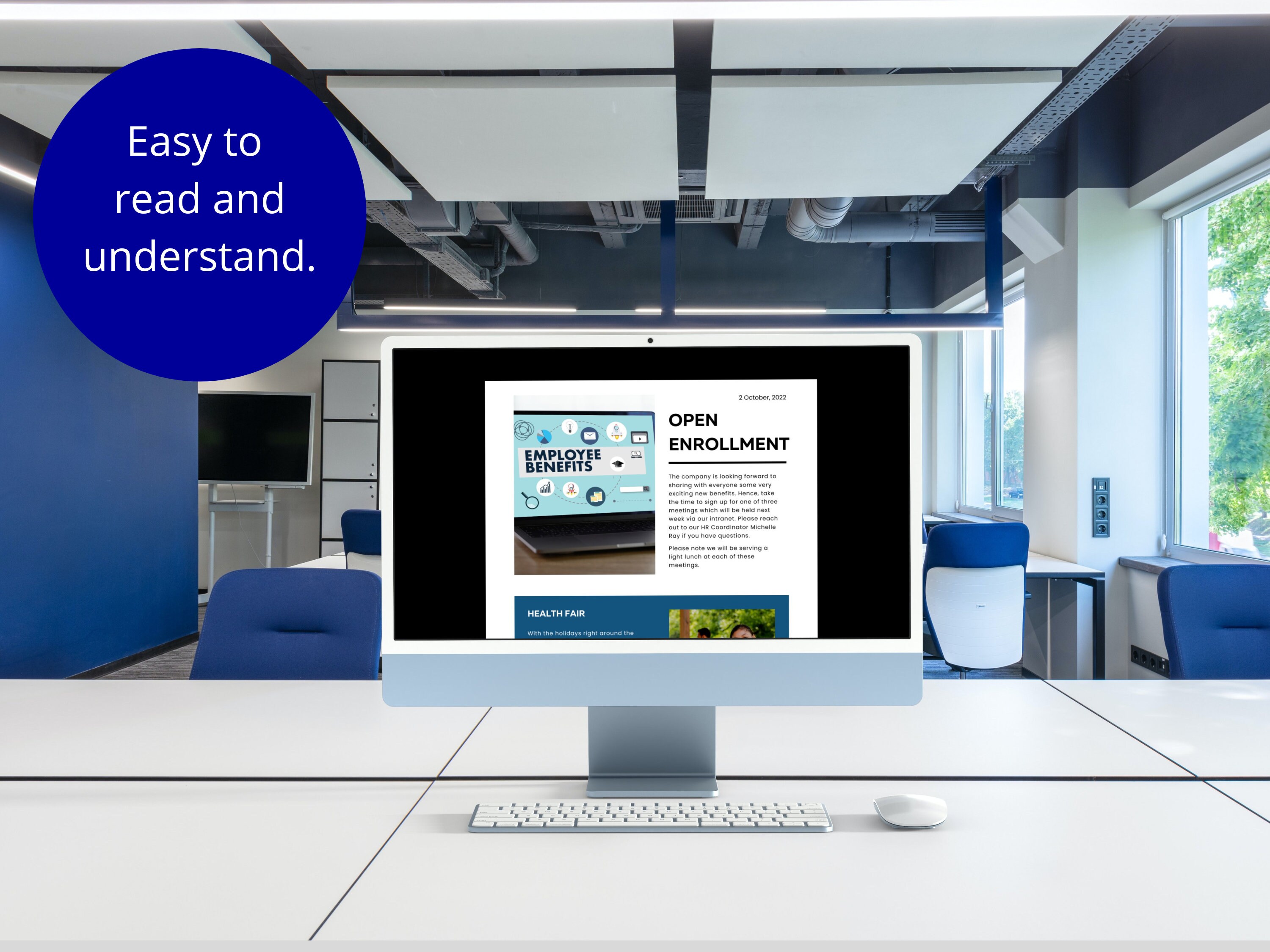 Editable Company Newsletter Template: Employee Recognition (canva) - Etsy
