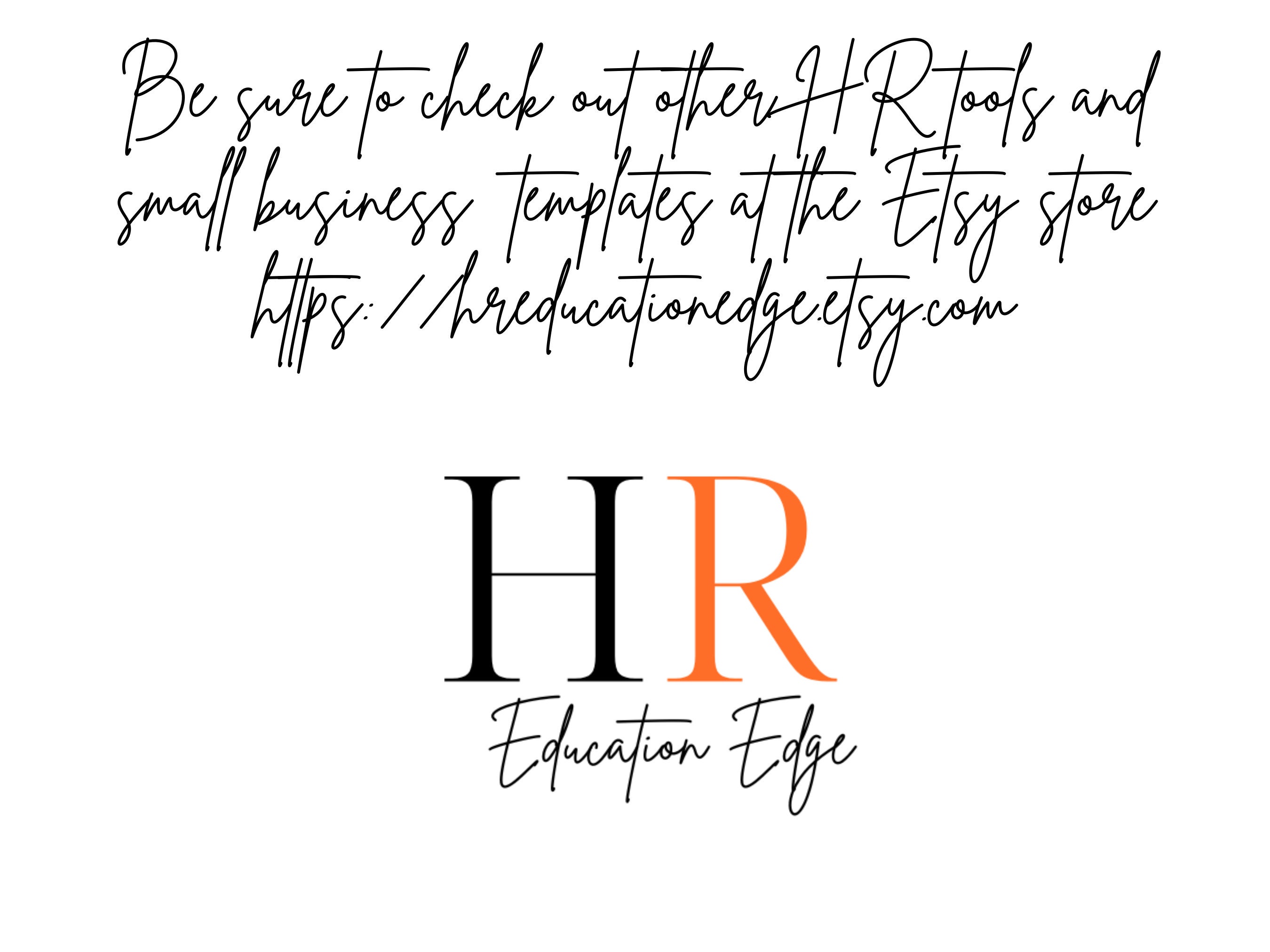 Employee Code of Conduct Policy HR Business Procedures Template - Etsy