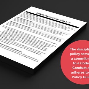 Insubordination Policy | Employee Policy | HR Template | Code of ...