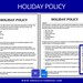 Holiday Policy Template: Editable HR Form (digital Download) - Etsy