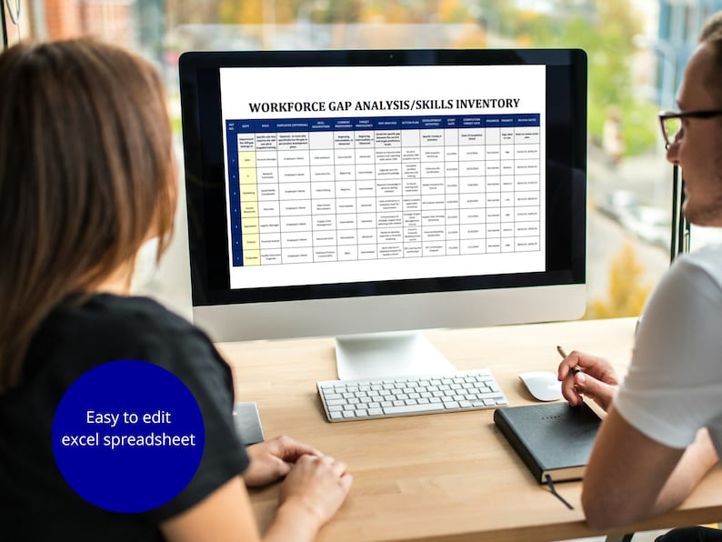 Workforce Gap Analysis Template: HR Skills Inventory (excel, Digital ...