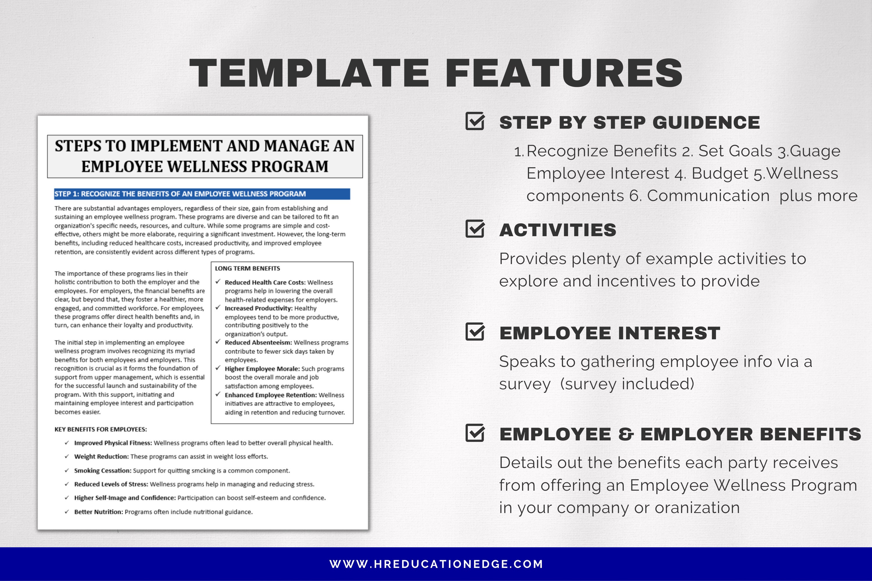 Employee Wellness Program | Implementation/management Guide | Workplace ...
