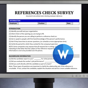Employee Reference Phone Script - HR Template for Job Recommendations ...