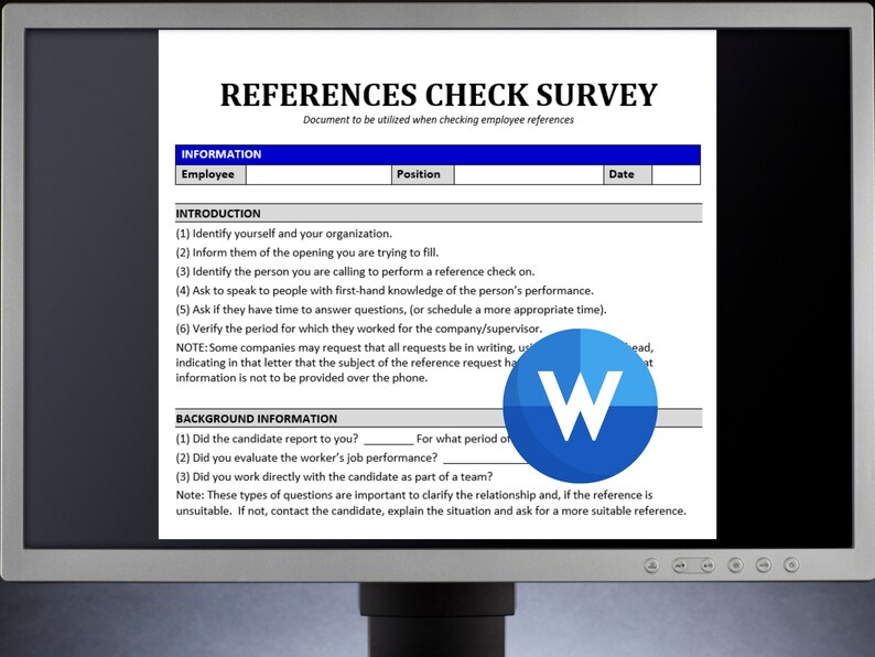 Employee Reference Phone Script HR Template for Job Recommendations ...