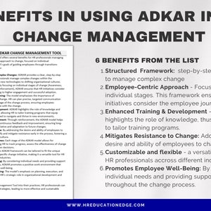 Change Management in HR: ADKAR Model Framework | HR Initiatives ...
