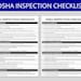OSHA Inspection Checklist: Editable HR Template (digital Download) - Etsy