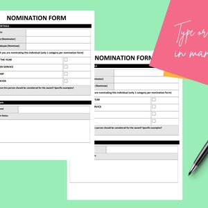 Employee Recognition Award Nomination Template - A Must-have HR ...