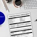 Compensation Adjustment Form: Salary Change Request (digital Download ...
