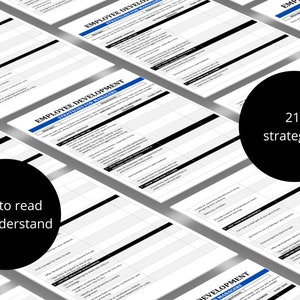 Manager Training Worksheets | Management Template | New Development ...