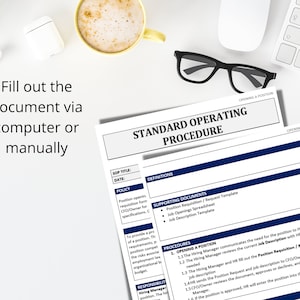 SOP Template: Standard Operating Procedure for HR (digital Download) - Etsy