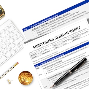 Mentoring Session Template: Career Mentorship Worksheet (digital ...