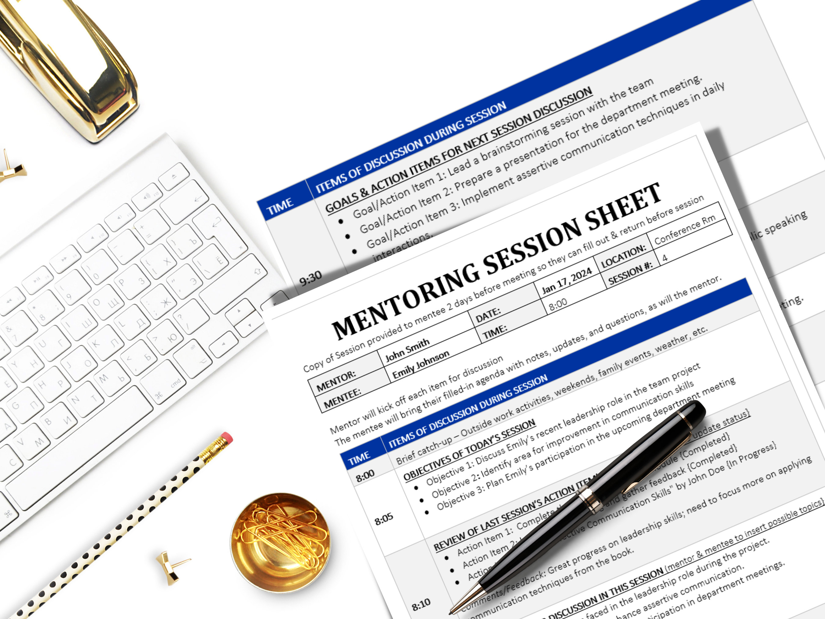 Mentoring Session Template: Career Mentorship Worksheet (digital ...