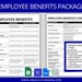 Employee Benefits List Template: HR Onboarding, Open Enrollment (word ...