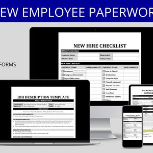 New Hire Paperwork | Employee Paperwork | New Hire Forms | Employee ...