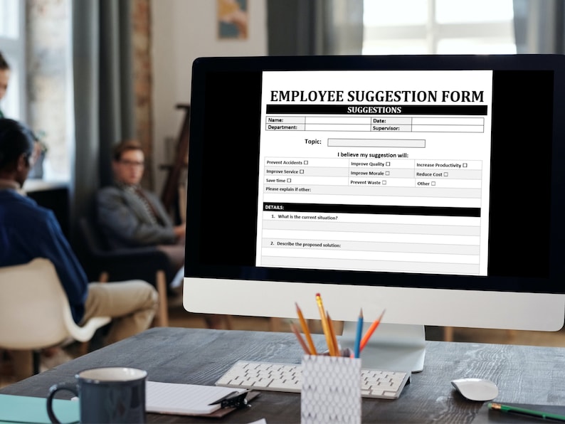 Employee Suggestion Box Form: HR Feedback Template (MS Word) - Etsy