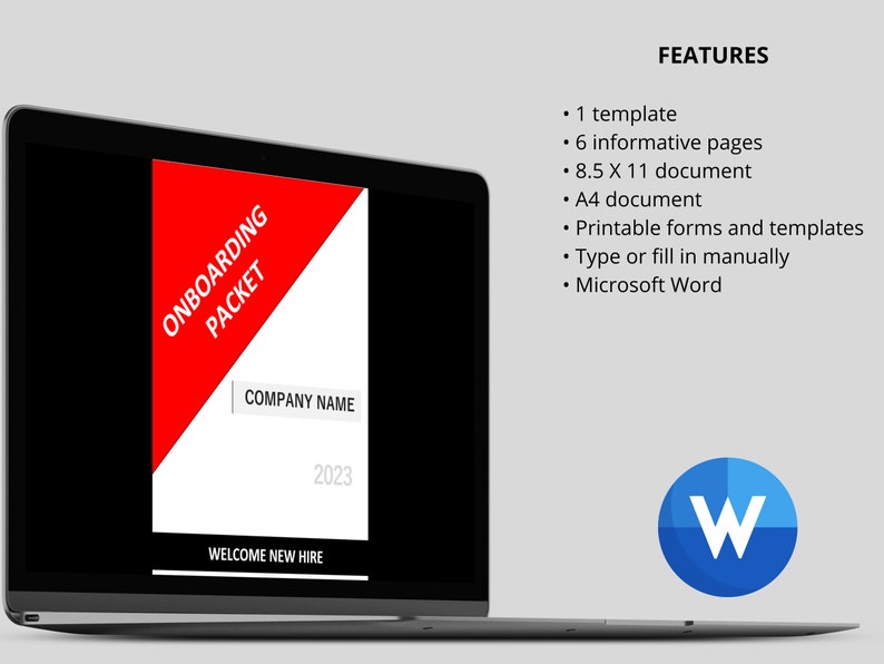 Welcome Letter Packet Employee Onboarding HR Templates First Day ...