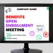 Open Enrollment Benefits Meeting Template: Editable HR Form (MS Word ...