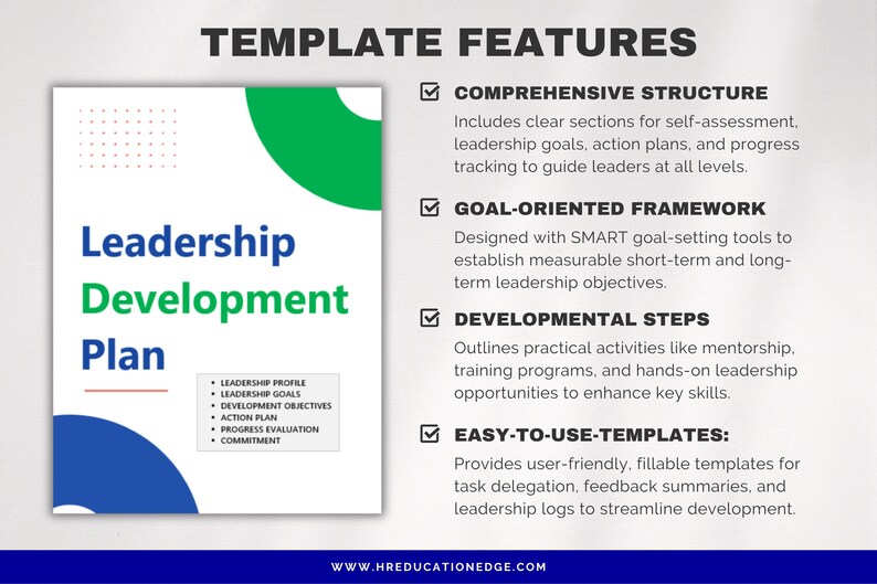 Leadership Development Plan Workbook: HR Career Roadmap (digital ...
