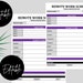 Remote Work Schedule Template HR Templates Human Resources Forms ...