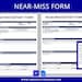 Near Miss Incident Report Form: OSHA Safety Template (word & Google ...