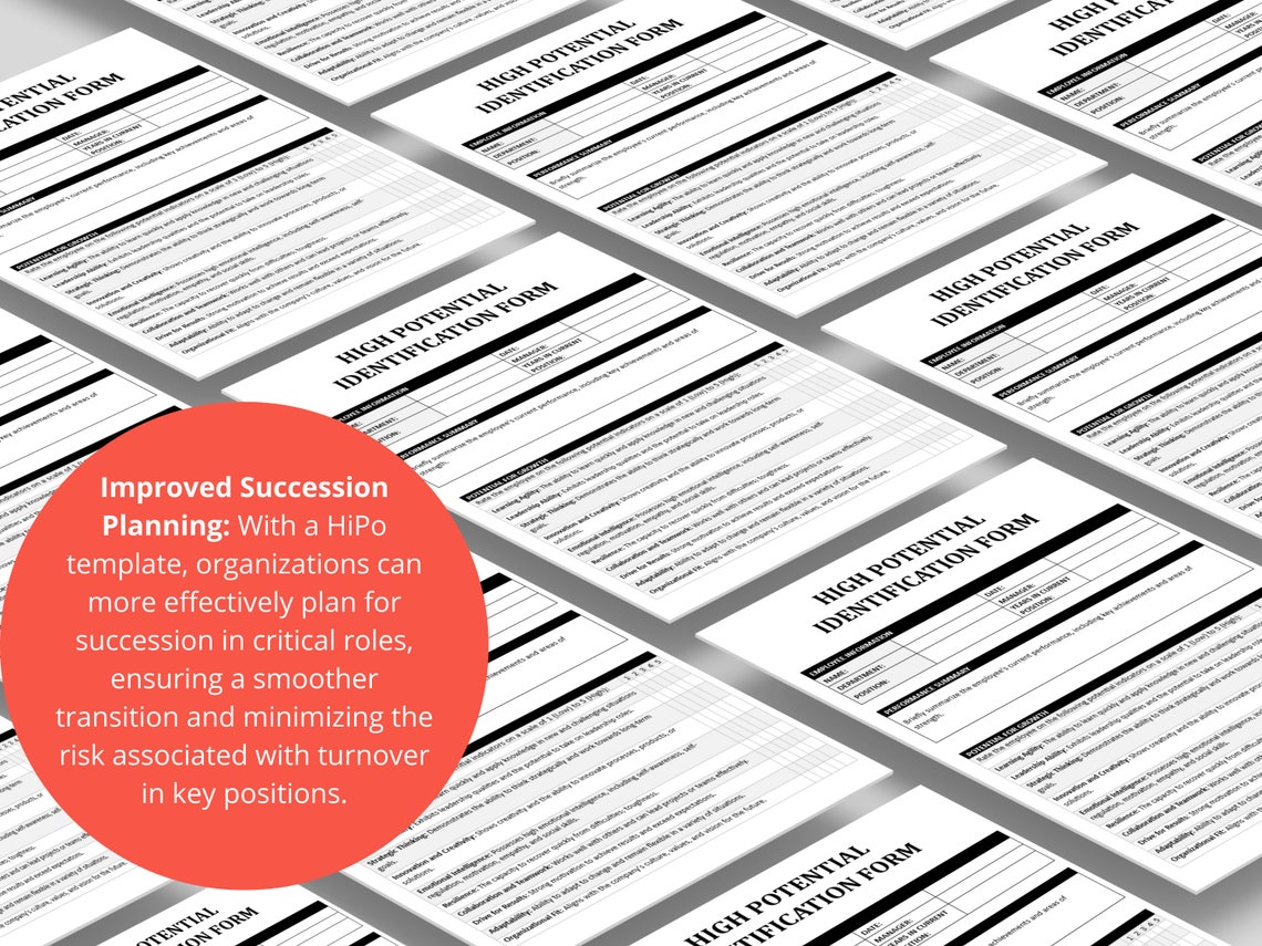 Hipo Identification Form High-potential Employee Top Talent Assessment ...