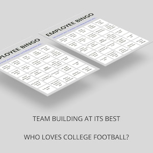 Employee Bingo Template: HR Icebreaker Game (editable Word) - Etsy