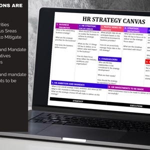 HR Strategy Canvas Template | HR Alignment & Strategic Planning ...