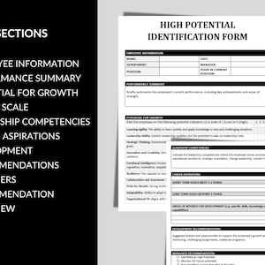 Hipo Identification Form | High-potential Employee | Top Talent ...