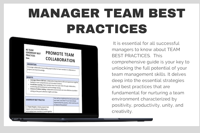 Team Leadership Workbook for Managers: HR Training (digital Download ...