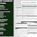 Receptionist Handbook Template: Front Desk Training Guide (word, Google ...