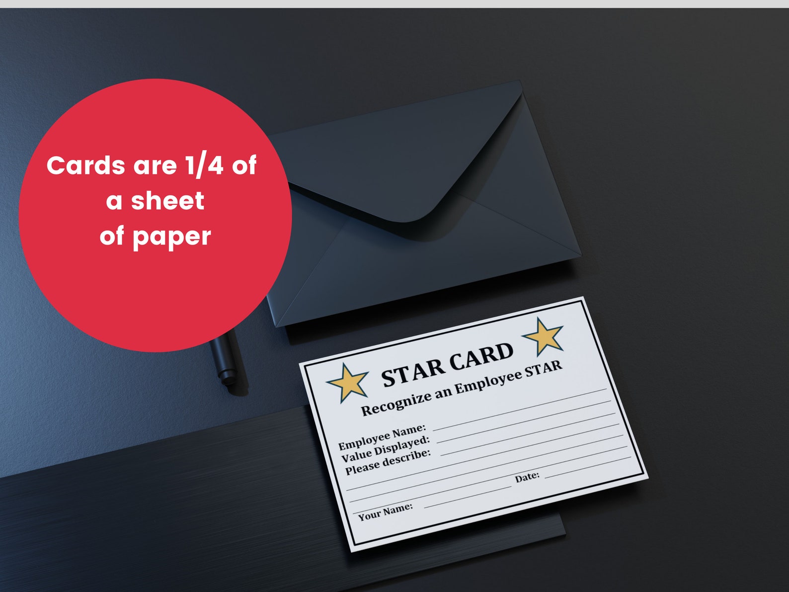 Employee Shout Out Card Template: HR Staff Recognition (digital ...