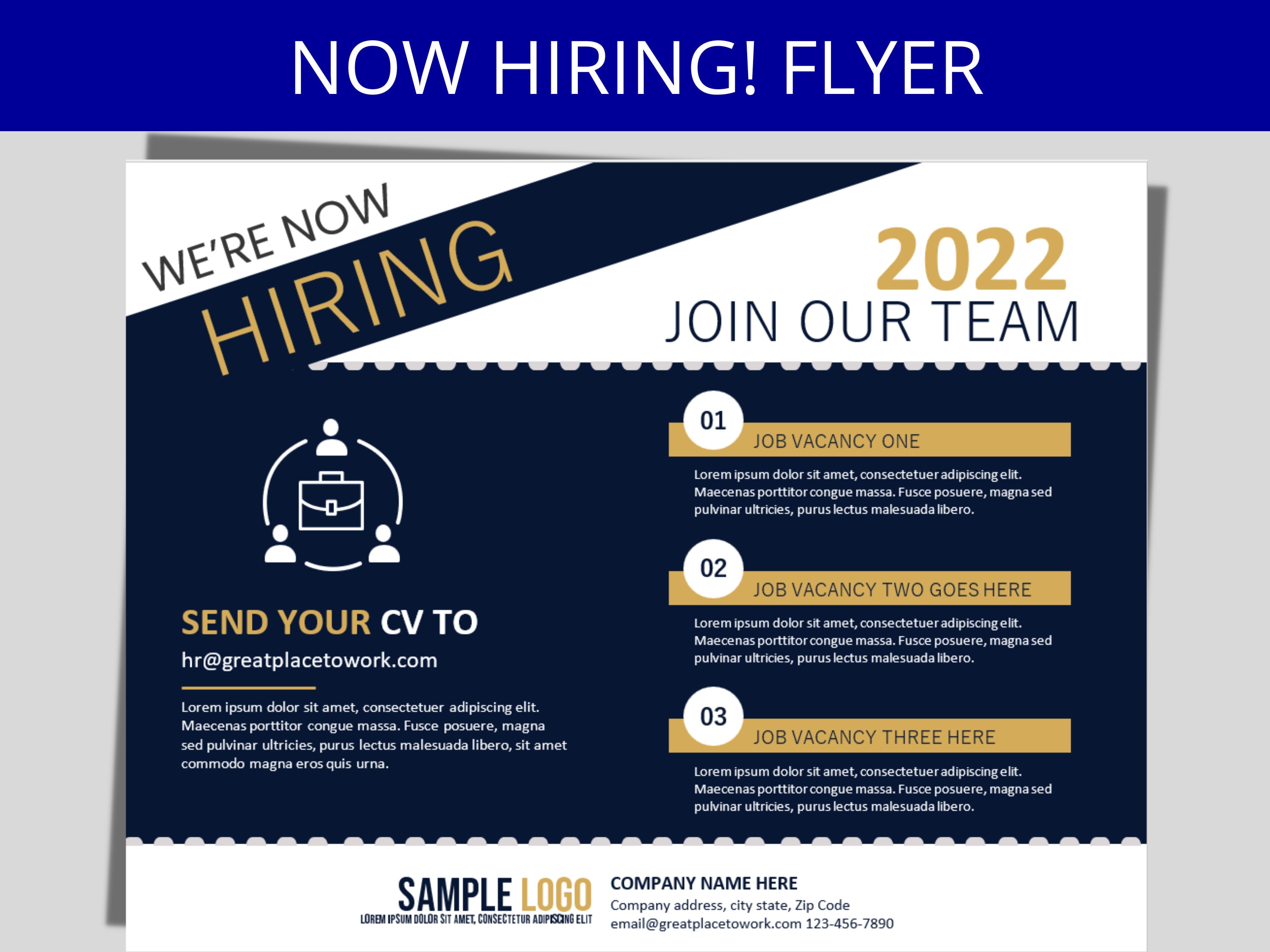 Job Posting Flyer Template