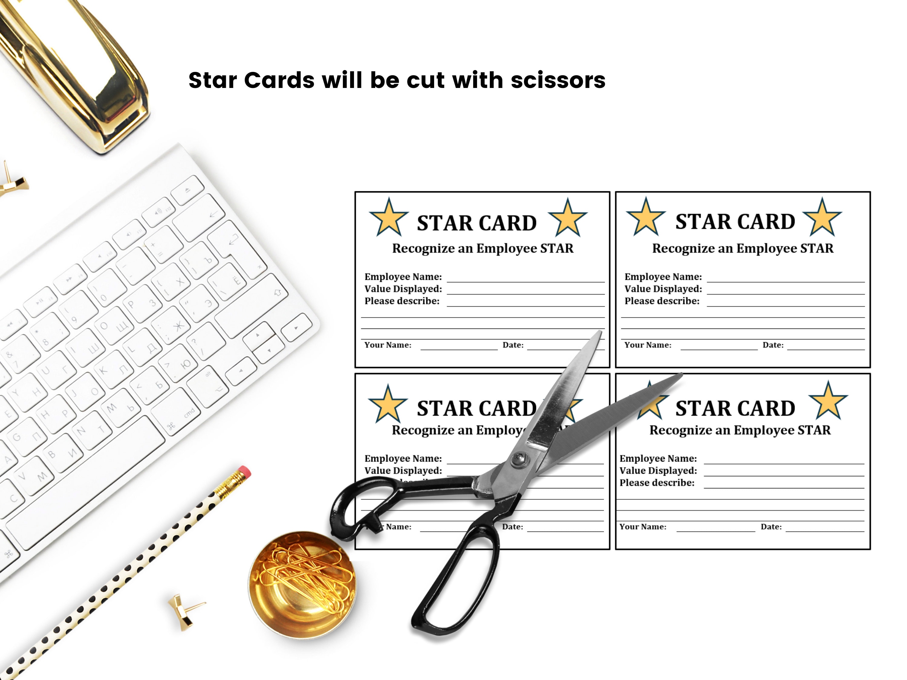 Employee Shout Out Card Template: HR Staff Recognition (digital ...