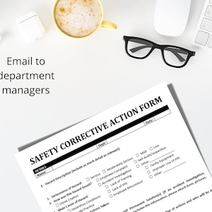 Safety Corrective Action Template: OSHA Compliance (digital Download ...