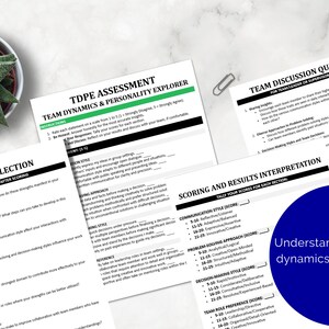 Team Dynamics & Personality Explorer: HR Team Building Tool (digital ...