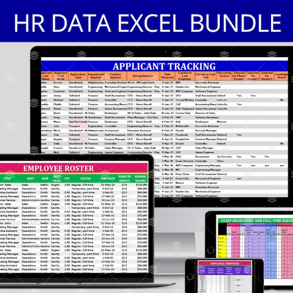 Applicant Tracker Excel - Etsy