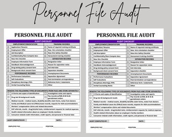 Employee File Audit - Etsy