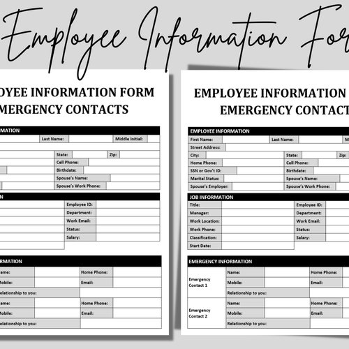 Employee Handbook Template word Downloadable Editable - Etsy