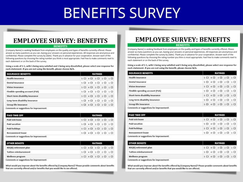 Employee Benefits Survey: Medical, Dental, PTO, Voluntary | Total ...