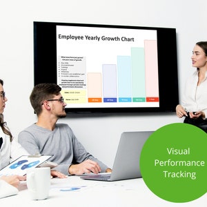 Employee Goal Tracker: Editable Performance Growth Chart (digital ...