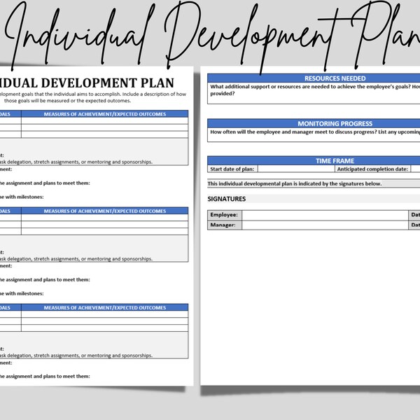 Individual Development Plan - Etsy