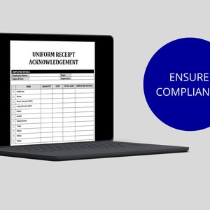 Employee Uniform Agreement Template: HR Forms (MS Word) - Etsy