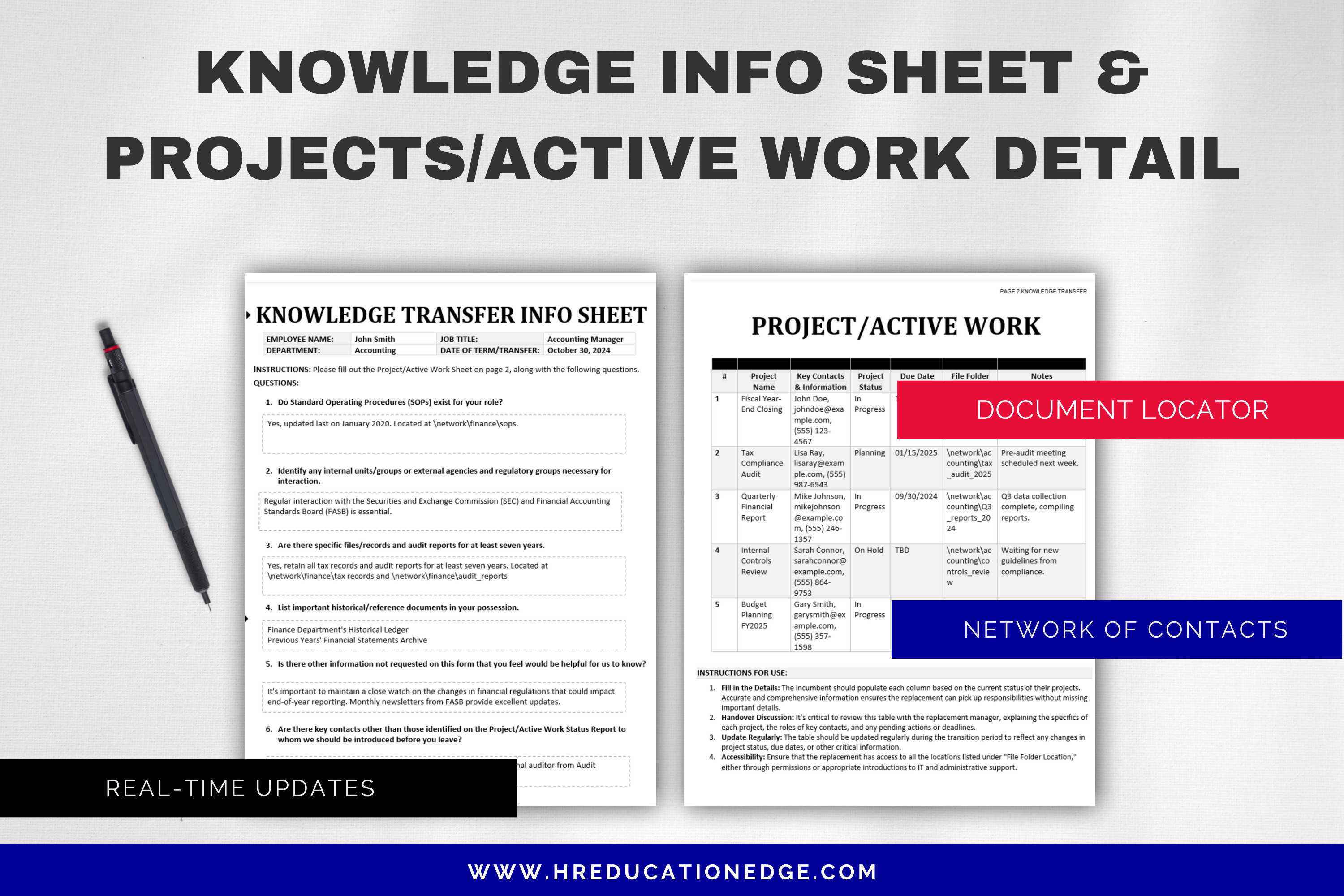 Knowledge Transfer Plan, Checklist, and Strategy Kit for Management ...